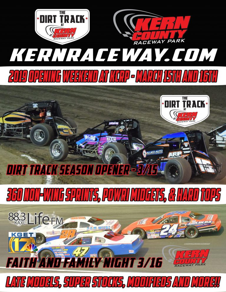 DIRT AND ASPHALT DOUBLE HEADER TO KICK OFF SEASON AT KERN COUNTY ...
