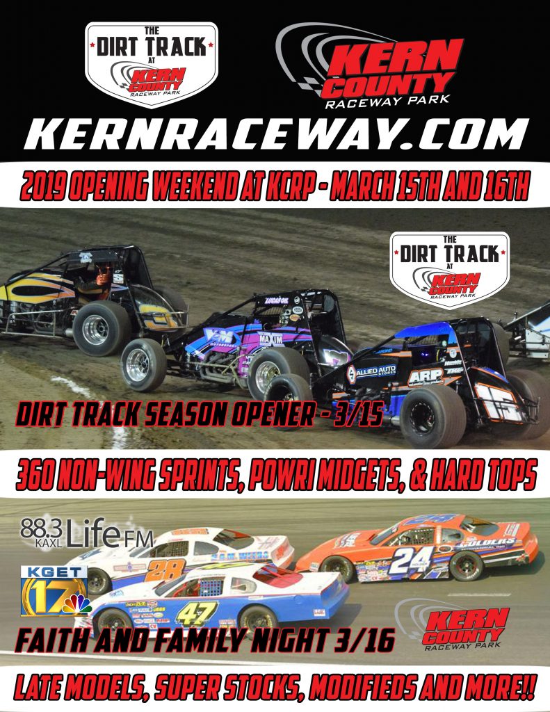 DIRT AND ASPHALT DOUBLE HEADER TO KICK OFF SEASON AT KERN COUNTY ...