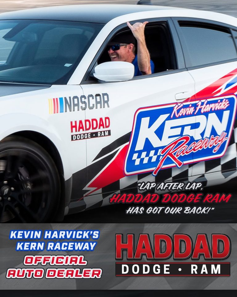 Sponsor Spotlight: Haddad Dodge Ram – Kevin Harvick's Kern Raceway