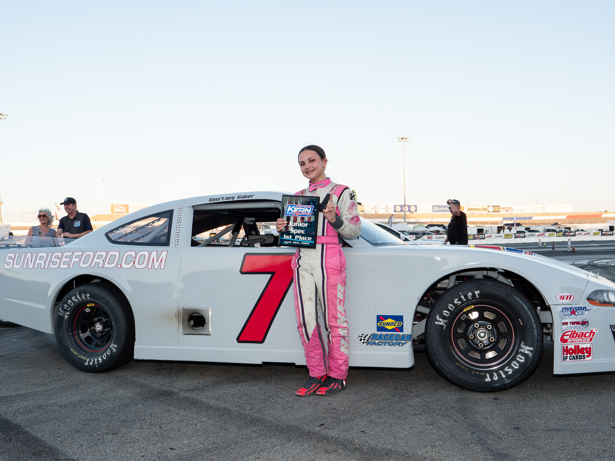 Victory Lane – April 19, 2025 NASCAR Advance Auto Parts Weekly Series ...