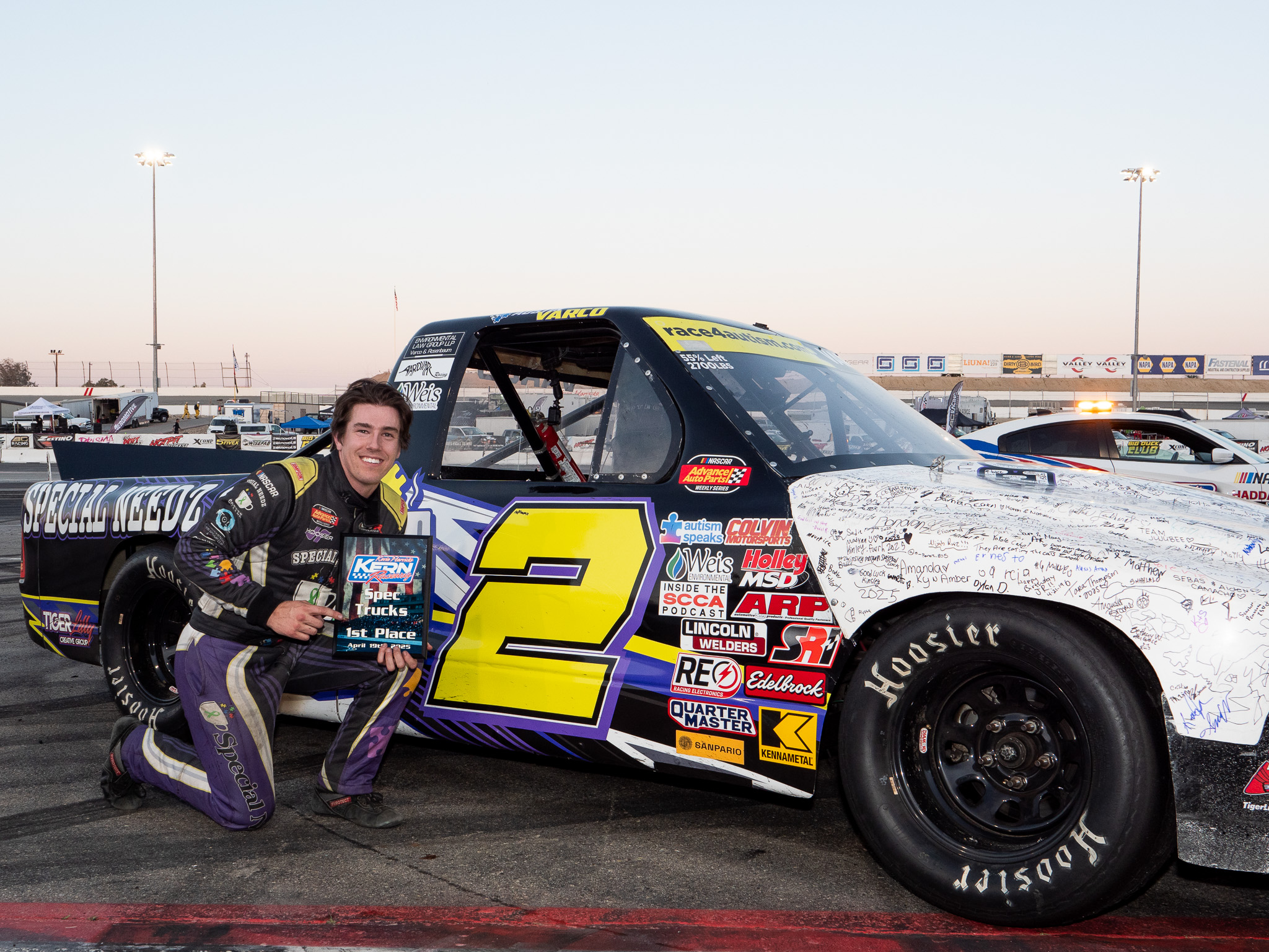 Victory Lane – April 19, 2025 NASCAR Advance Auto Parts Weekly Series ...