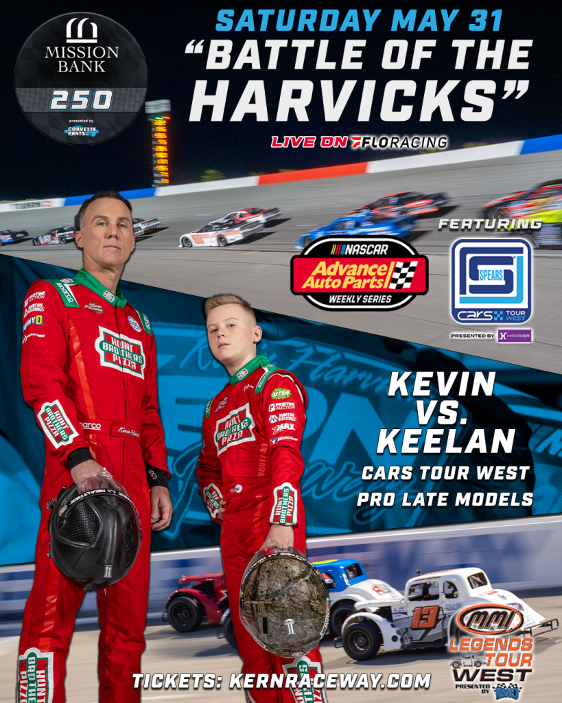 Battle of the Harvicks Set for May 31 at Kevin Harvick’s Kern Raceway – Kevin Harvick's Kern Raceway